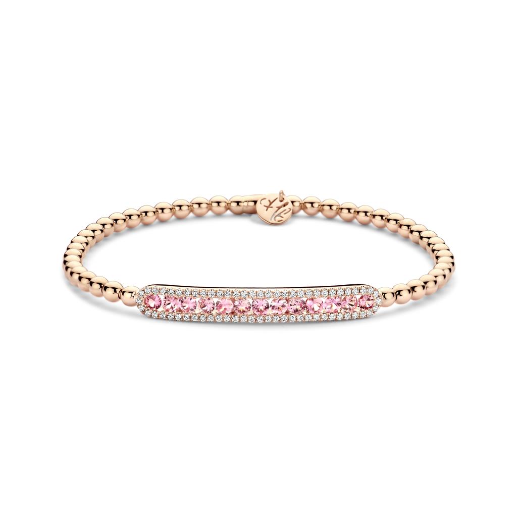 Hulchi Belluni - Pink Sapphires, Diamonds and 18K Gold Bracelet ...