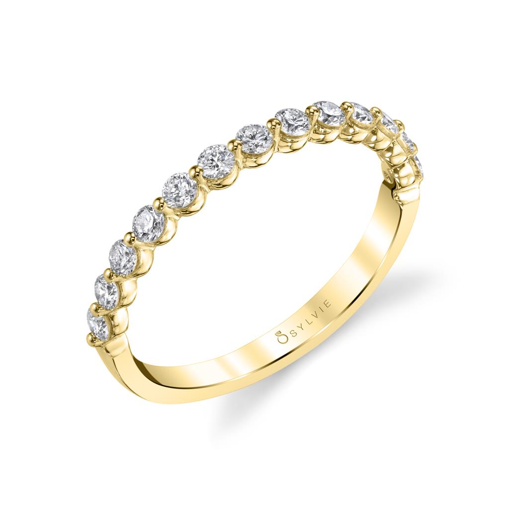 Sylvie - Diamonds and 14K Gold Band Ring – McCaskill & Company